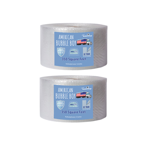 12" Small Plus (3/16) American Bubble Boy Bubble Wrap - 700 Square fee – AmericanBubbleBoy