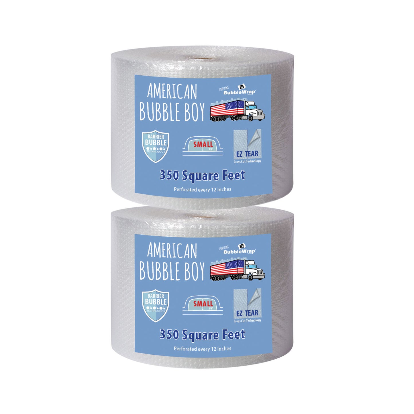 12" Small (1/8) American Bubble Boy Bubble Wrap - 700 Square feet – AmericanBubbleBoy