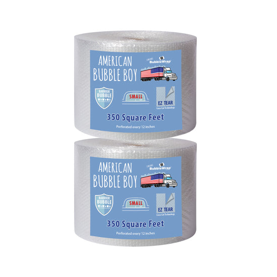 12" Small (1/8) American Bubble Boy Bubble Wrap - 700 Square feet ...
